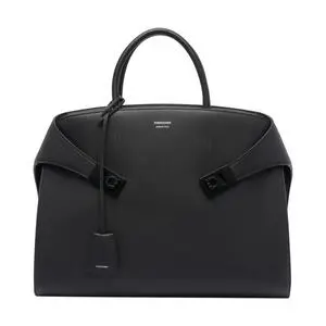 FERRAGAMO Hug Business Bag - Black