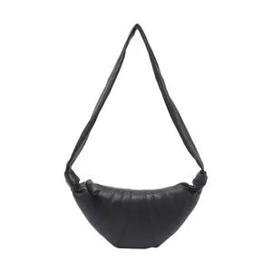 LEMAIRE Small Croissant Crossbody Bag - Black