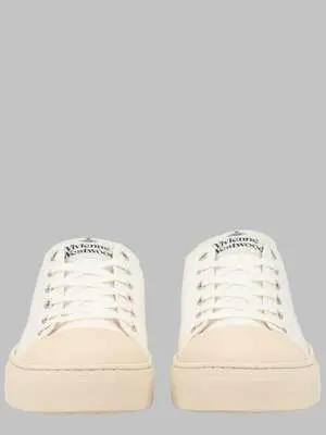 VIVIENNE WESTWOOD Low Top Plimsoll Sneakers - White