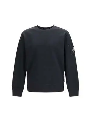 Moose Knuckles Moose Knuckles Men Hartsfield Crewneck Sweatshirt Black