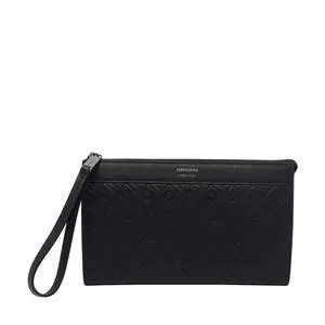FERRAGAMO Monogram Pouch - Black