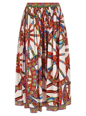 DOLCE & GABBANA DOLCE & GABBANA Carretto Midi Skirt