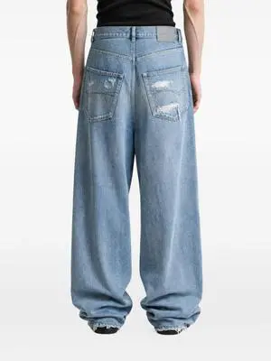 Balenciaga Baggy Fit Jeans - Multicolor