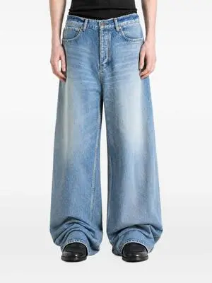 Balenciaga Baggy Fit Jeans - Multicolor