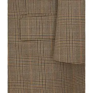 Saint Laurent Prince Of Wales Pied De Poule Jacket - Cream