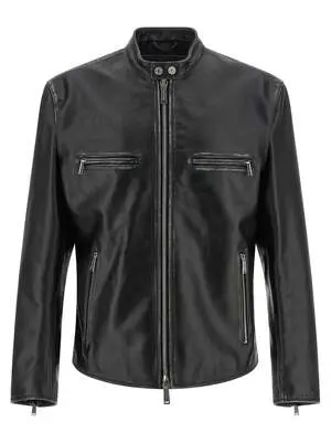 Dsquared2 Bad Boy' Biker Jacket - Black