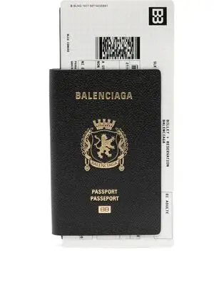 Balenciaga Leather Passport Holder - Multicolor