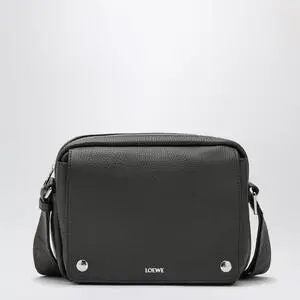 Loewe Dark Grey Leather Crossbody Bag - Gray