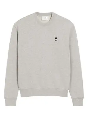 AMI Paris De Coeur Cotton Sweatshirt - Multicolor
