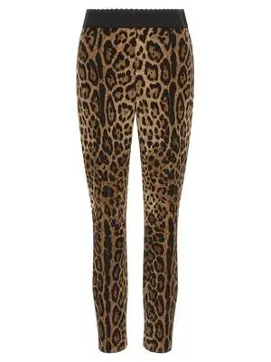 Dolce & Gabbana Leo' Leggings - Brown