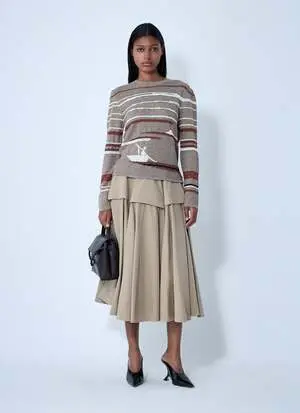 Bottega Veneta Linen-and-cotton Sweater - Cream