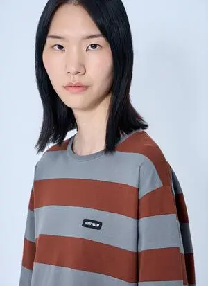 Miu Miu Striped Jersey T-shirt