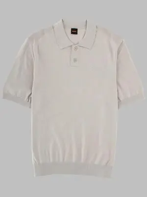 BOSS Polo Asac In Cotone - Gray