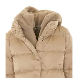 Herno A-shape Down Jacket - Cream