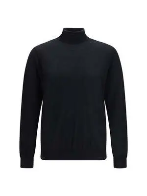 Giorgio Armani Cashmere Turtleneck Sweater - Black