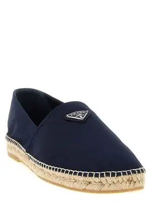 Prada Logo Tringolo Espadrilles