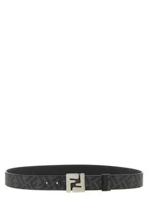 Fendi Squared Ff' Reversible Belt