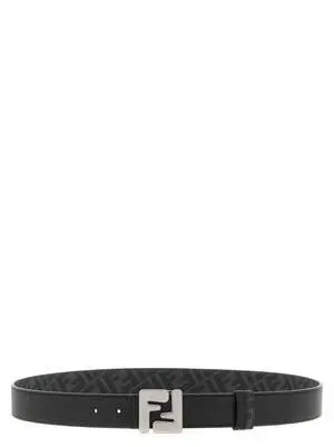 Fendi Squared Ff' Reversible Belt - Multicolor
