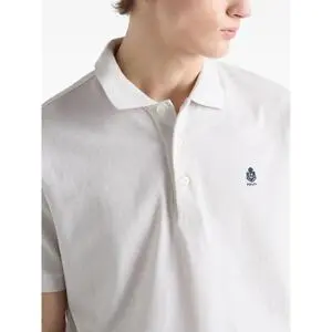 Prada Neutrals Polo Shirts - Cream