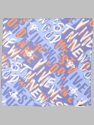 VIVIENNE WESTWOOD Foulard Logomania - Blue