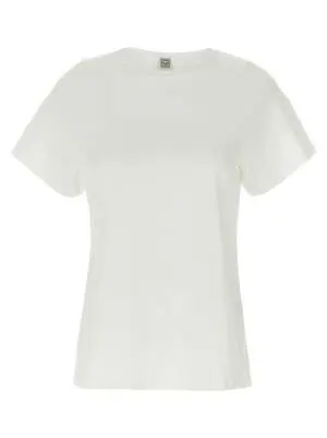 TOTEME Curved Seam' T-shirt - White