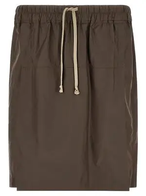 Rick Owens Moncler + 'kiltshorts' Bermuda Shorts - Brown