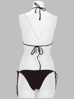 Attico Perforated Lycra Bikini