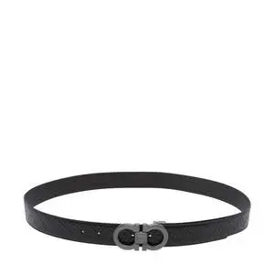 FERRAGAMO Gancini Reversible And Adjustable Belt - Brown
