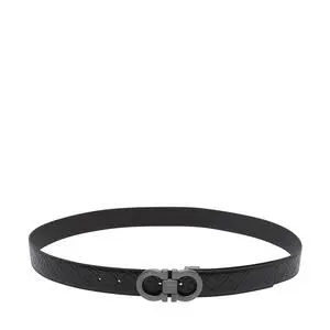FERRAGAMO Gancini Reversible And Adjustable Belt - Brown