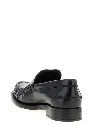 Prada Brushed Leather Loafers