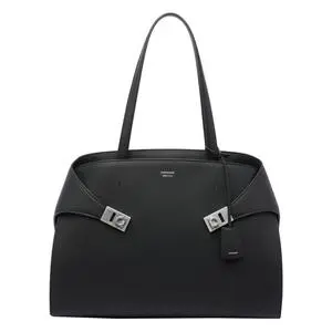 FERRAGAMO Hug Shoulder Bag - Black