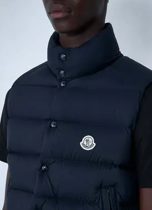 Moncler Tibb Down Vest - Blue
