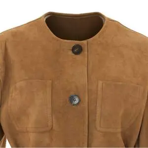 Max Mara Mstboemia Leather Jacket