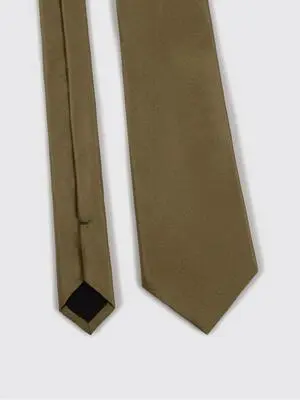 Saint Laurent Satin Tie - Cream