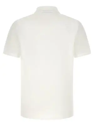 Givenchy Pocket Embroidery Polo Shirt - White