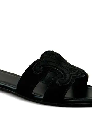 Celine Marina Suede Leather Sandals