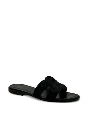 Celine Marina Suede Leather Sandals - Multicolor