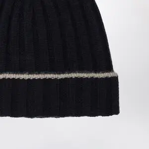 Brunello Cucinelli Cashmere Beanie - Blue
