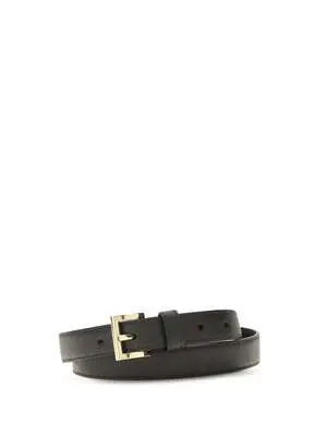Prada Saffiano Leather Belt - Black