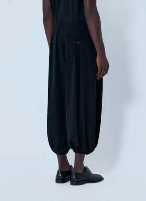 Yohji Yamamoto Pleated Drop-crotch Trousers