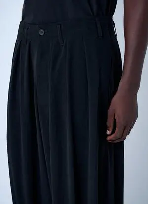 Yohji Yamamoto Pleated Drop-crotch Trousers
