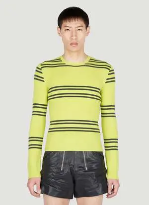 Prada Stripe Sweater - Green