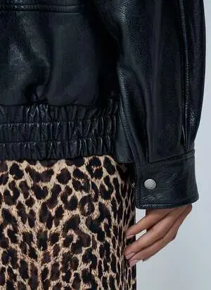 Saint Laurent Grained Leather Jacket
