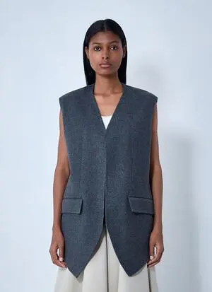 Bottega Veneta Double Face Wool Vest