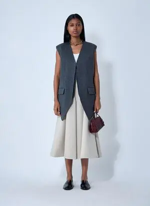 Bottega Veneta Double Face Wool Vest