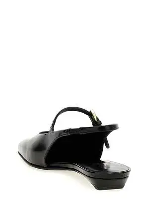 Prada Logo Slingback - Black
