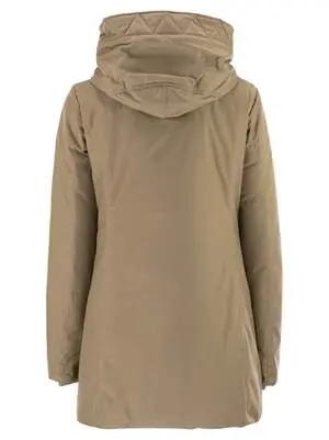 FAY Technical Gabardine Toggle Coat