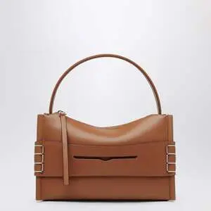 JW Anderson Loafer Bag In Calf Leather, Tan - Brown