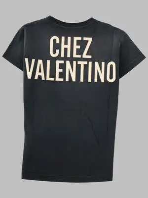 Valentino Garavani T-shirt In Cotone Stampato