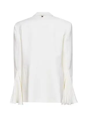 Giuseppe Di Morabito White Virgin Wool Double-breasted Blazer